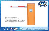 China Adjustable 0.6S 3M Arm Ip55 RS485 200W Vehicle Barrier Gate for sale