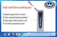 China LED Light 200W DC24V 6s Auto Open Boom Barrier 6m Arm for sale