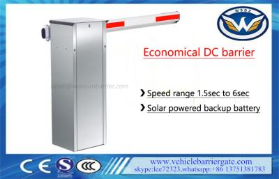 China Stainless Steel DC24V 200W 0.3sec Automatic Barrier Gate for sale
