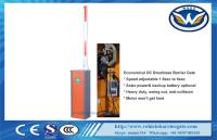 China DC Brushless Motor 6sec 6m Parking Lot Barrier Gate With LED Indicator for sale