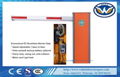 China Parking Lot DC Brushless Motor Automatic Barrier Gate With LED Indicator for sale