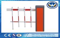 China Speed Adjustable 1.5sec To 6sec Vehicle Access Control Gates With Two Fence Arm for sale