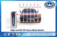 China Parking Lots LED DC 24V Servo Motor Traffic Barrier Gate With 3m Three Fence Arm for sale