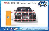 China 160W Bidirection 4m Two Fence Car Park Barrier Gate 24V DC Motor Remote Control for sale