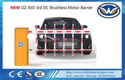 China 160W Bidirection 4m Two Fence Car Park Barrier Gate 24V DC Motor Remote Control for sale