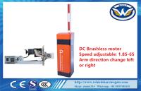 China 140W DC24V 6m Telescopic Arm Car Park Barriers With Solar Power Factory for sale