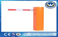 China 0.6S Fast Speed Servo Motor 24V Solar Toll Barrier Gate with LED Arm for sale