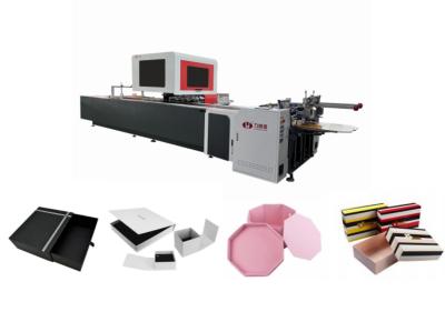 China LY-850DN/DM Multifunctional Double Visual Positioning Machine Duble Box Making Machine for sale