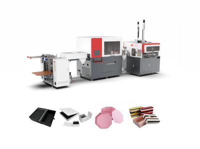 China Rigid Box Making Machine High Production Rate 70 Pieces Per Minute for sale