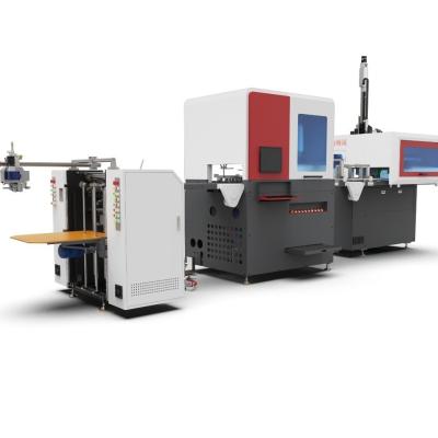 China Fullly Automatic LY-HB1500CZIntelligent High-Speed Rigid Box Production Line 25-32pcs/min for sale