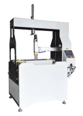 China LY800C Semi Automatic Rigid Box Making Machine With Size Adjustment And Pneumatic Double Servo For Box Forming for sale