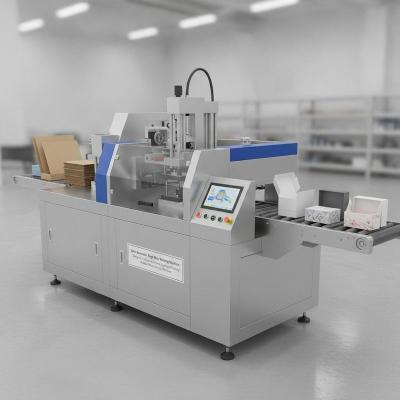 China Semi Automatic Rigid Box Making Machine Designed for Pressure Forming Folding and Molding of Mobile Phone Shoe and Gift Boxes for sale