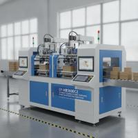 China LY-HB3000CZ Double Feeding Double Forming Rigid Box Making Machine Fast Speed High Precision Full Servo Control for sale