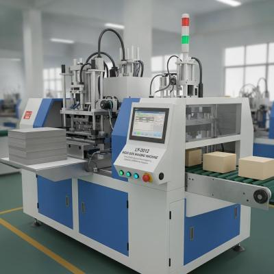 China LY-2012 Rigid Box Making Machine Equipped with Servo Positioning System and Intelligent Adjusting for Consistent and Box Production for sale