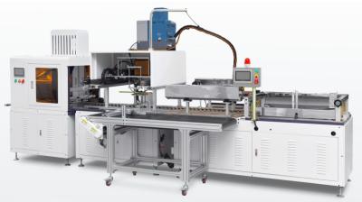 China LY-9045A Intelligent Book Style Box Assembly Machine Magnetic Gift Box Hard Cover Box Forming Machine Book Shaped Box Assembling Machine Clamshell Box Assembly Machine for sale