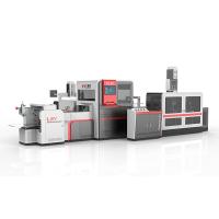 China Stable Speed 25-30pcs/min High Quality jewellery rigid box making machine With Bubble pressing function for sale