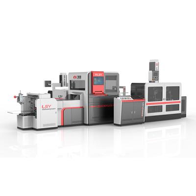 China Stable Speed 25-30pcs/min High Quality jewellery rigid box making machine With Bubble pressing function for sale
