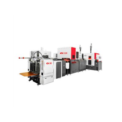 China LY-HB3000CQ Speed 50pcs/Min Rigid Box Production Line Produce The Top And Bottom Boxes At The Same Time for sale