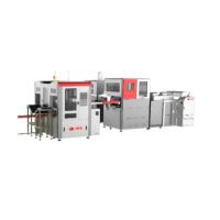 China Intelligent 45pcs/min 380V Rigid Box Making Machine For Making Cosmetic Box And Phone Box for sale