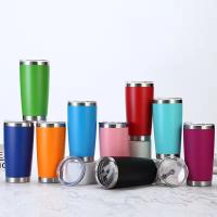 China Leak Proof Vacuum Insulated Cup Double Wall Construction Eco Friendly Lid Non Slip Base for sale