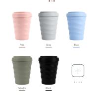 China Silicone Water Cup 8oz / 12oz / 16oz Non Toxic BPA Free Reusable Durable for sale