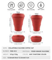 China 2000ml Silicone Water Bottle Collapsible Cup BPA Free Cold Resistant for sale
