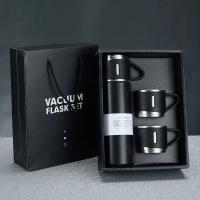 China Double Wall Insulation Ceramic Mug Cup 2 In 1 Tumbler 500ml for sale