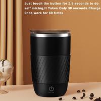 China Rechargeable Automatic Magnetic Self Stirring Coffee Mug 12 Ounces for sale