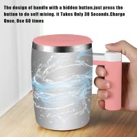 China 350ml Stainless Steel Self Stirring Mug for sale