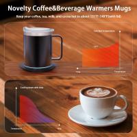 China Thermostatic Temperature Control Self Heating Ceramic Mug 55 Degree for sale