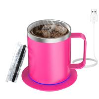 China 220 Volts Self Heating Warming Coffee Mugs Capacity 14 Ounces for sale