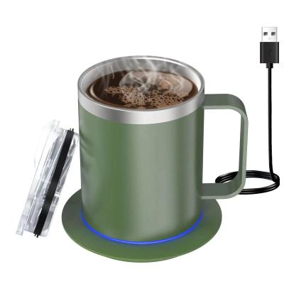 China Desktop Intelligent USB Self Warming Coffee Cup Travel Mug OEM for sale
