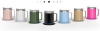 China Thermostatic Temperature Control Self Heating Ceramic Mug 55 Degree for sale