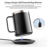 China Thermostatic Temperature Control Self Heating Ceramic Mug 55 Degree for sale