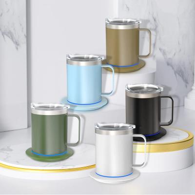 China Thermostatic Temperature Control Self Heating Ceramic Mug 55 Degree for sale
