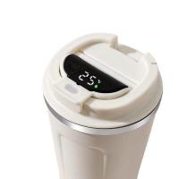 China 380ml 510ml Smart Temperature Display Vacuum Insulated Stainless Steel Mug Travel Coffee Mug for sale