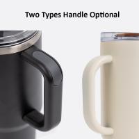 China OEM ODM Quencher Cups Stainless Steel Vacuum Travel Mug 40oz Tumbler With Handle for sale