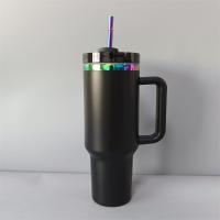 China 40oz Holographic Rainbow Plated Tumbler Insulated Travel Cup OEM ODM for sale