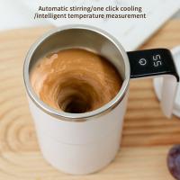 China 304# 316# 18/8 Stainless Steel Automatic Rechargeable Self Stirring Mug for sale