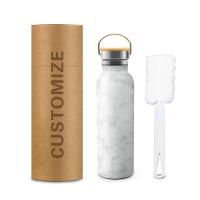 China 500ml/18oz Stainless Steel Vacuum Insulated Thermos Bottle With Custom Logo for sale