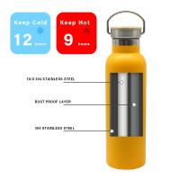 China 500ml/18oz Stainless Steel Vacuum Insulated Thermos Bottle With Custom Logo for sale