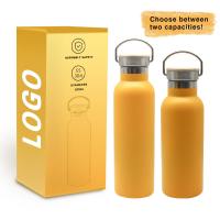 China 500ml/18oz Stainless Steel Vacuum Insulated Thermos Bottle With Custom Logo for sale