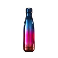 China UV Coated Self Cleaning Color Changing Stainless Steel Insulated Thermos Bottle OEM ODM for sale