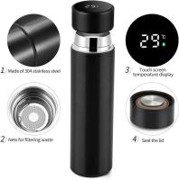 China Temperature Display Thermos Digital Smart Water Bottle 500ML for sale