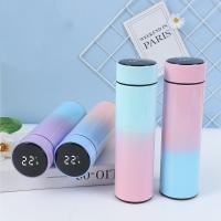 China Temperature Display Thermos Digital Smart Water Bottle 500ML for sale