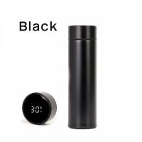 China Temperature Display Thermos Digital Smart Water Bottle 500ML for sale
