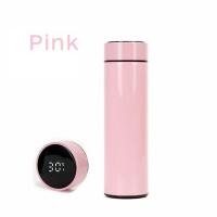 China Temperature Display Thermos Digital Smart Water Bottle 500ML for sale