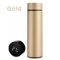 China Temperature Display Thermos Digital Smart Water Bottle 500ML for sale