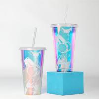 China 24oz PP Plastic Hologram Coffee Cup Support Customization for sale