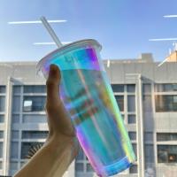 China 24oz PP Plastic Hologram Coffee Cup Support Customization for sale